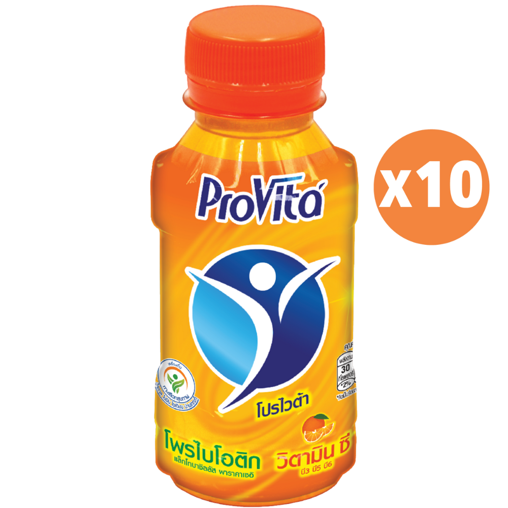 TPI Provita Orange Flavored Probiotics Drink 10 Bottles (1 Bottle 150 ml)